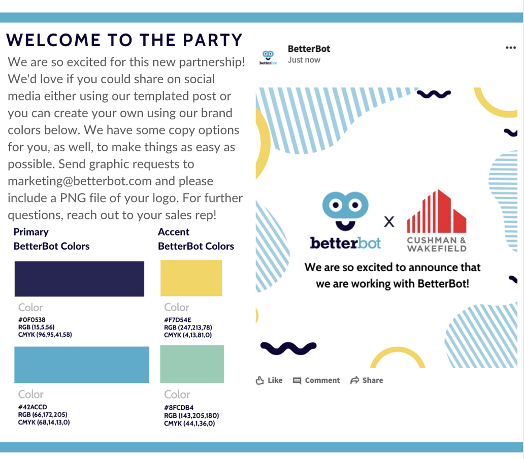 BetterBot New Partnership Social Kit