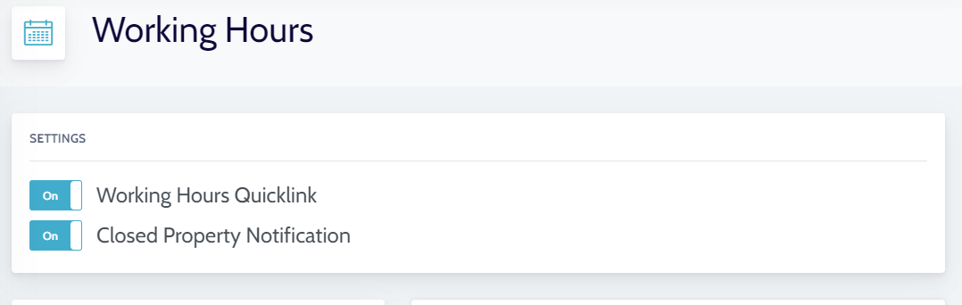 How to Update Working Hours